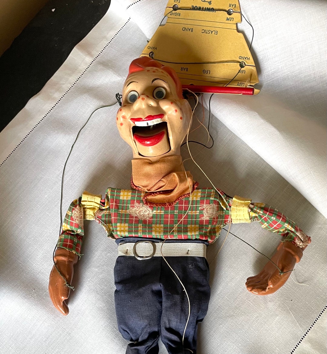 Vintage Howdy Doody Marionette Puppet 1950s Toy - Etsy