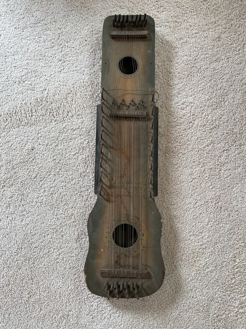 Antique Primitive Ukelin Ukulele Violin String Musical Instrument Folk ...