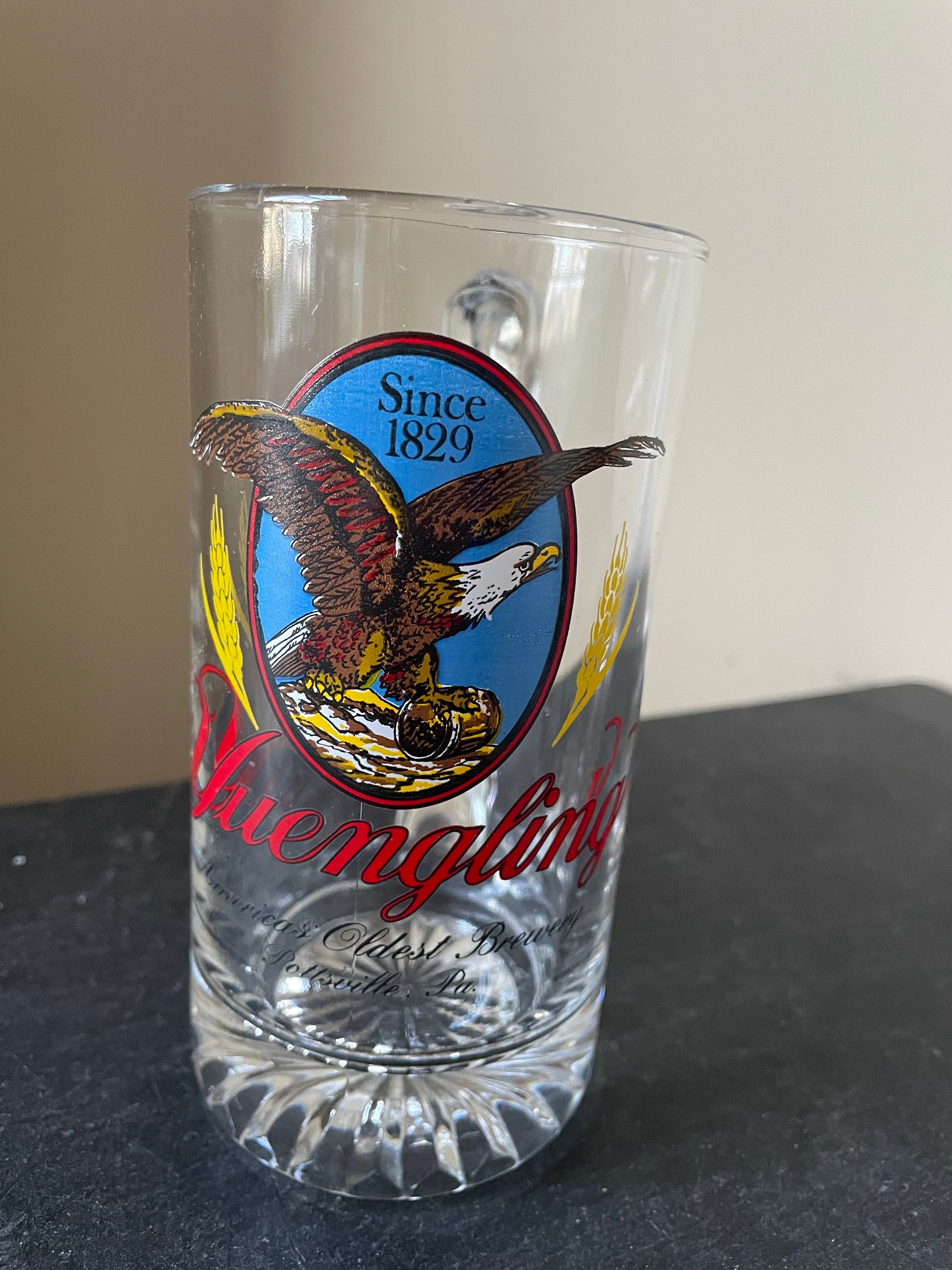 Yeungling Eagle Logo Glass Beer Mug - Etsy
