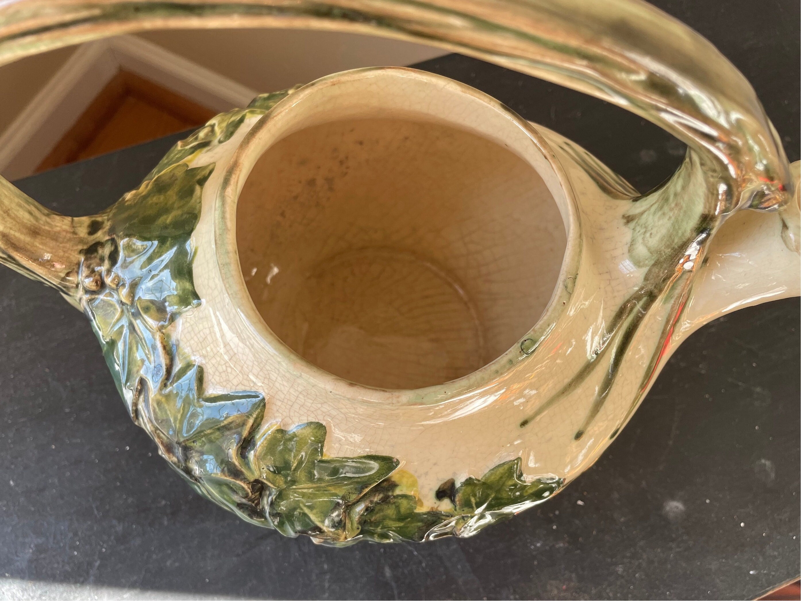 Vintage Mccoy Pottery Ivy Teapot Planter - Etsy