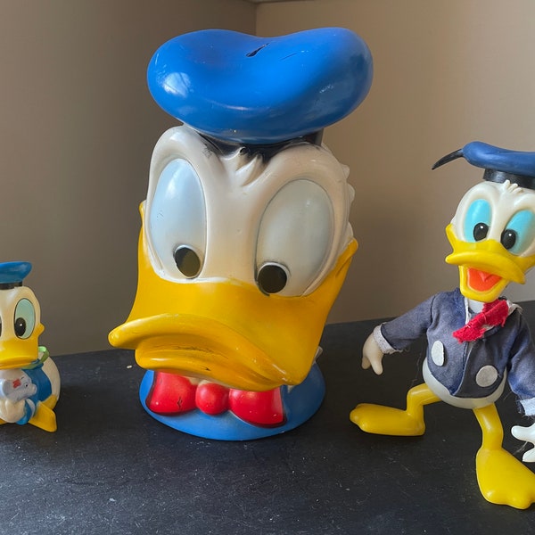 Vintage Donald Duck Bank - Etsy