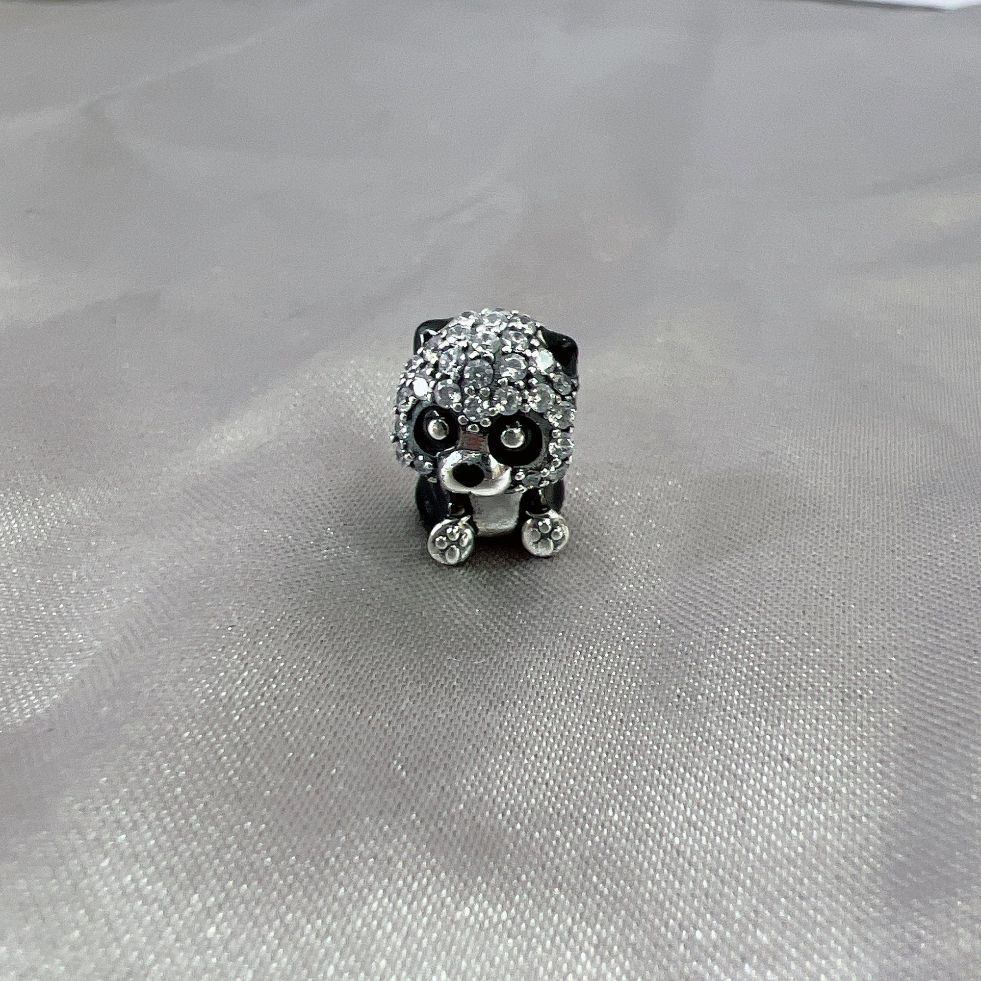 Sparkling Cute Panda Charm, Charms for Bracelet, Girl Dangle Charm ...