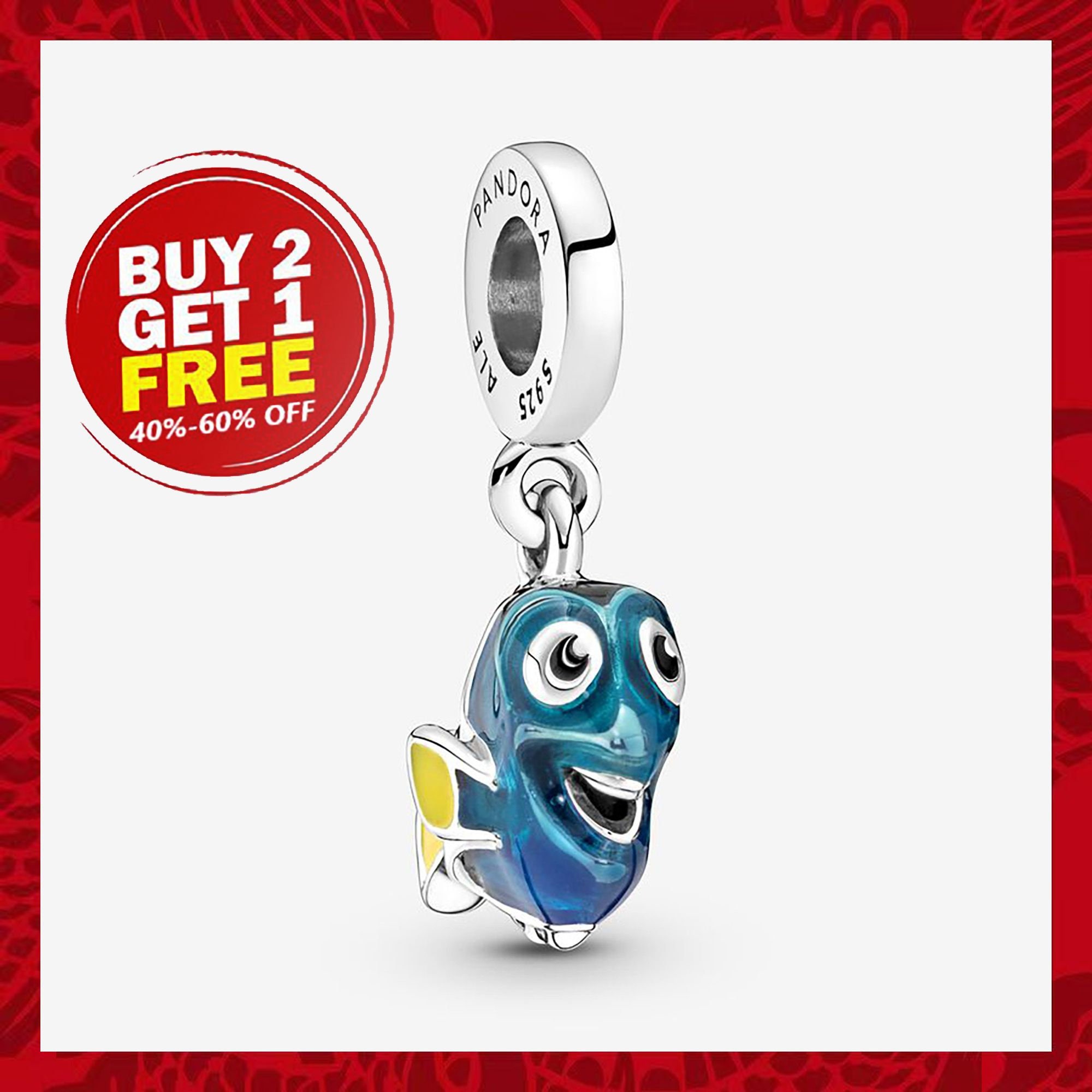 Disney Pixar Dory Charm, Charms for Bracelet, Girl Dangle Charm ...