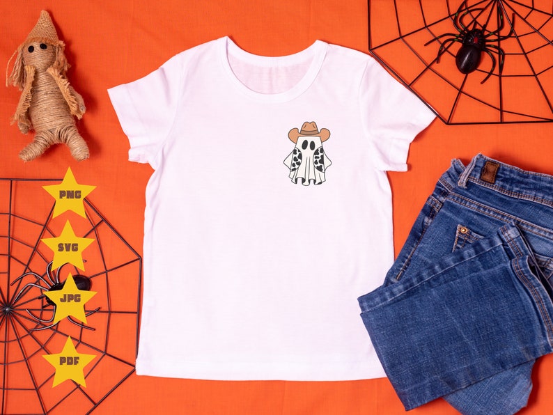 Halloween Ghost Png Cowboy Ghost Svg Digital Art Little Ghost Halloween ...