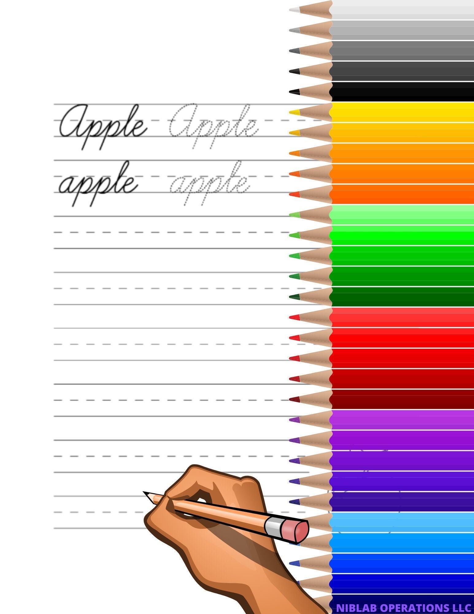 Cursive Worksheet Kids, Cursive Practice Sheet, Cursive Handwriting ...