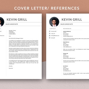 Creative Modern Resume Template Word & Mac Pages, Professional Resume ...