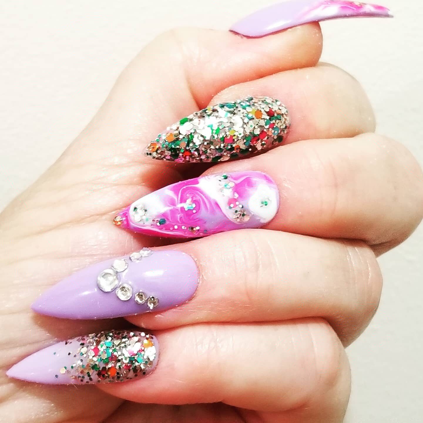 Hot Gypsy Nails Point Your Stiletto | Etsy