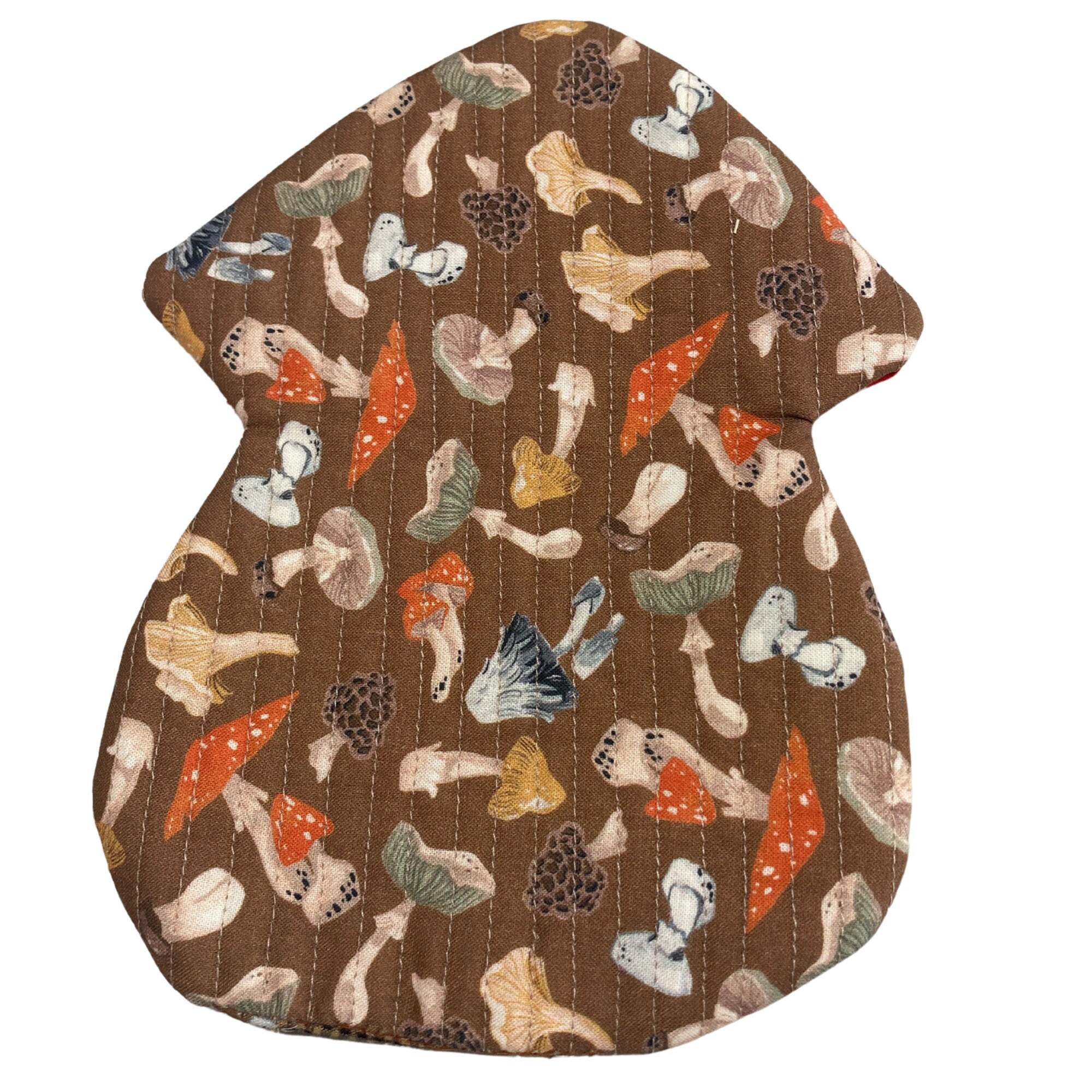 Pot Holder, Hot Pad, Trivet, Mushroom-shaped Fabric Trivet, Woodland ...