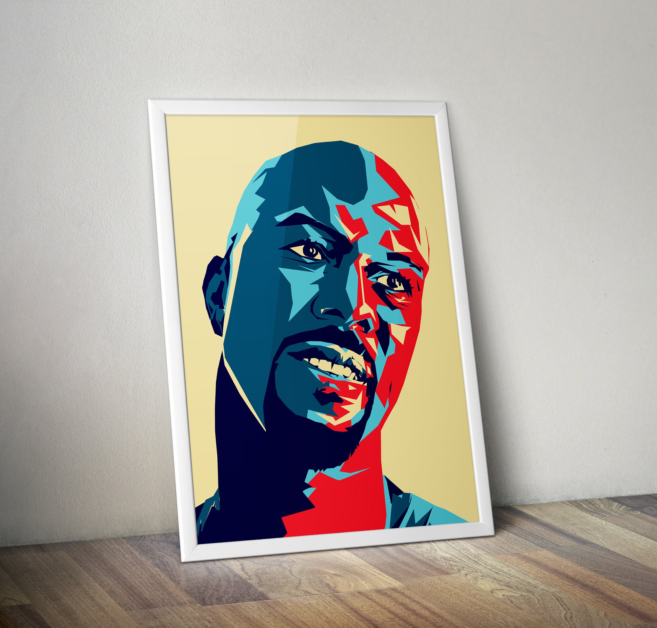 Raekwon Hip Hop Graphic Design A4 Print A3 Print Digital Art by ...