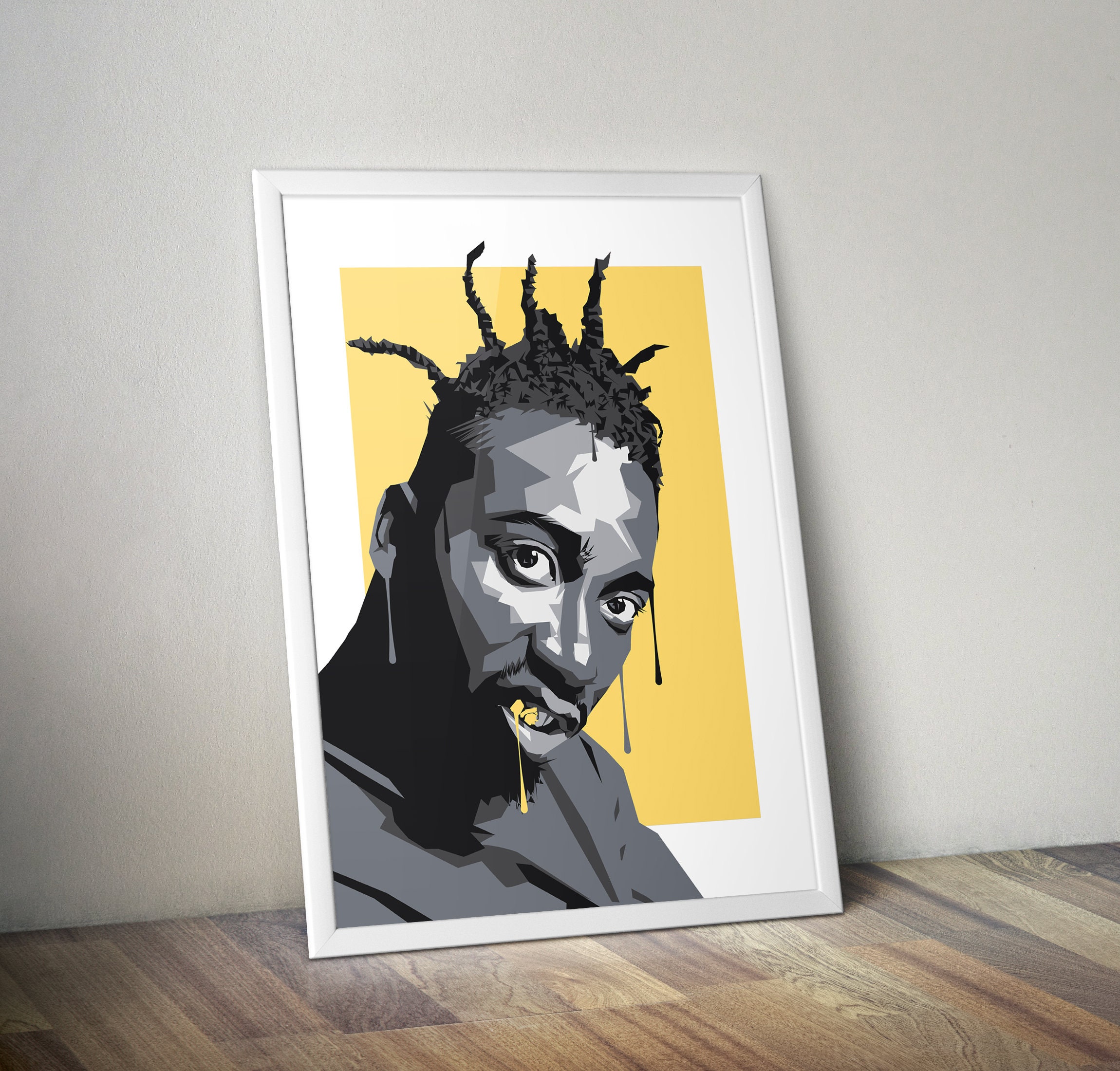 Raekwon Hip Hop Graphic Design A4 Print A3 Print Digital Art by ...