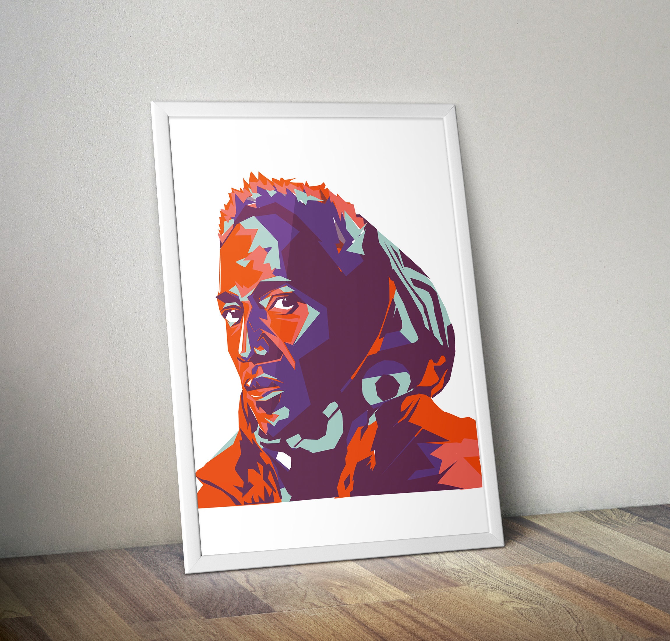 Raekwon Hip Hop Graphic Design A4 Print A3 Print Digital Art by ...