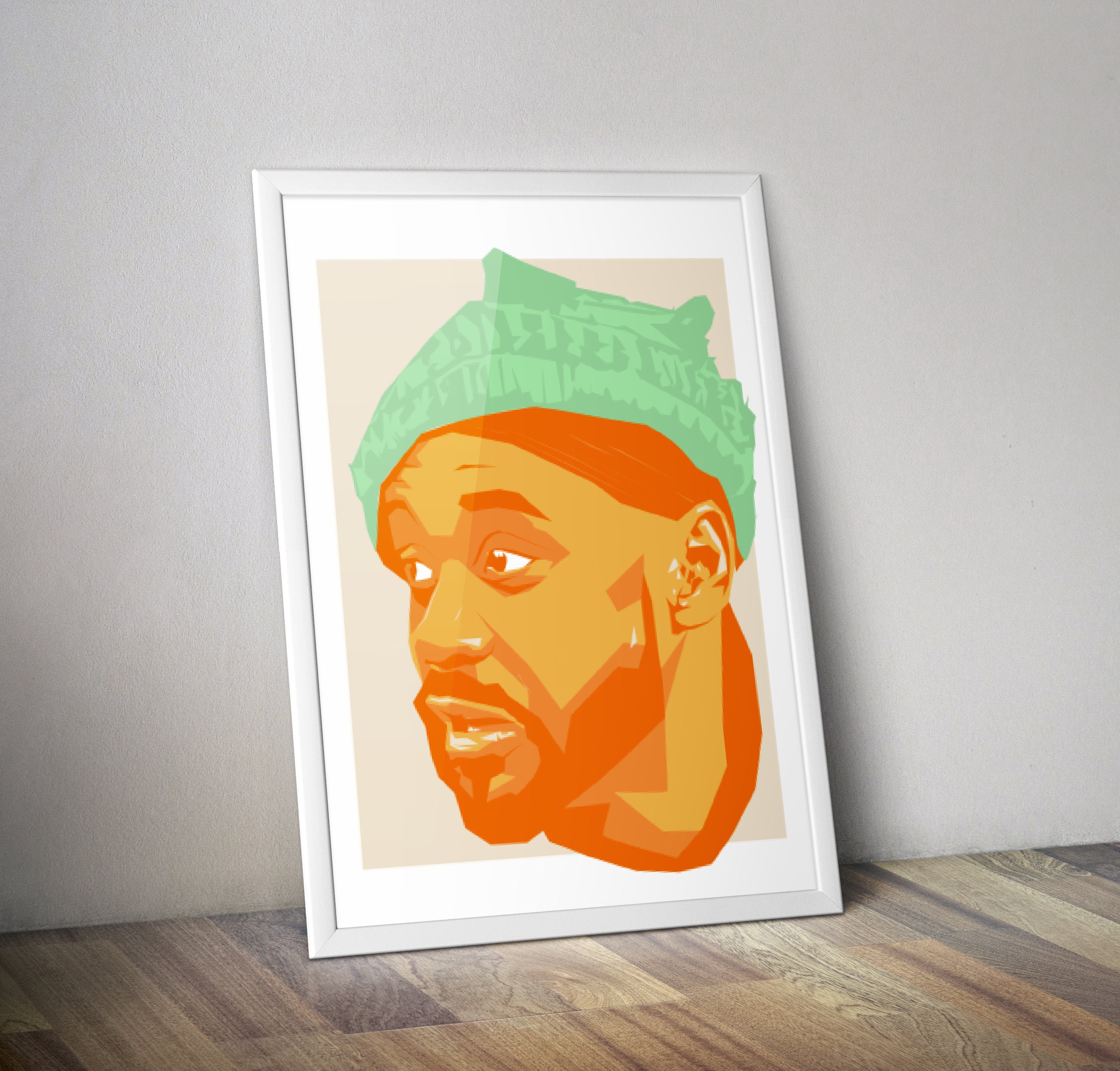 Raekwon Hip Hop Graphic Design A4 Print A3 Print Digital Art by ...