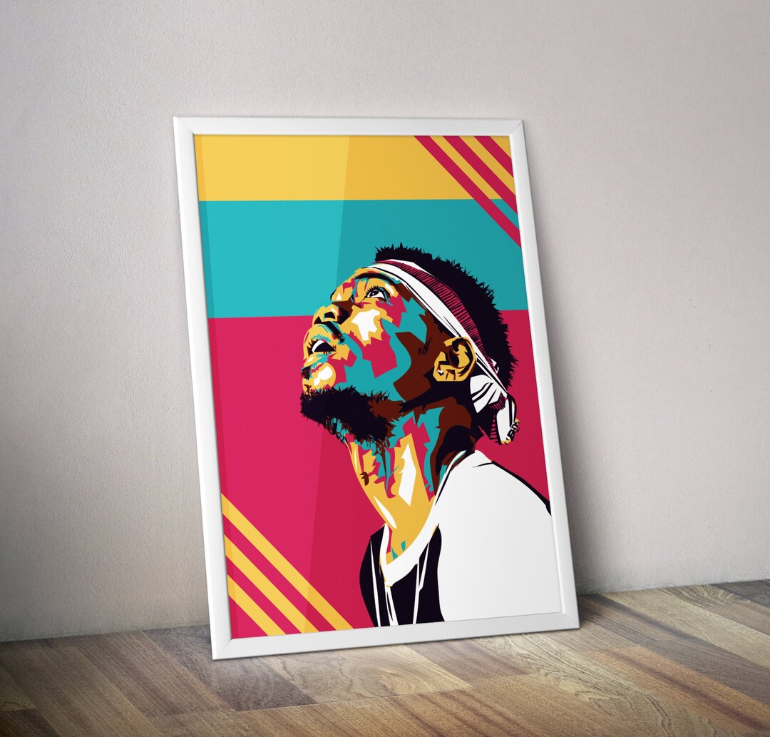 Chance the Rapper Hip Hop Graphic Design A4 Print A3 Print Digital Art ...