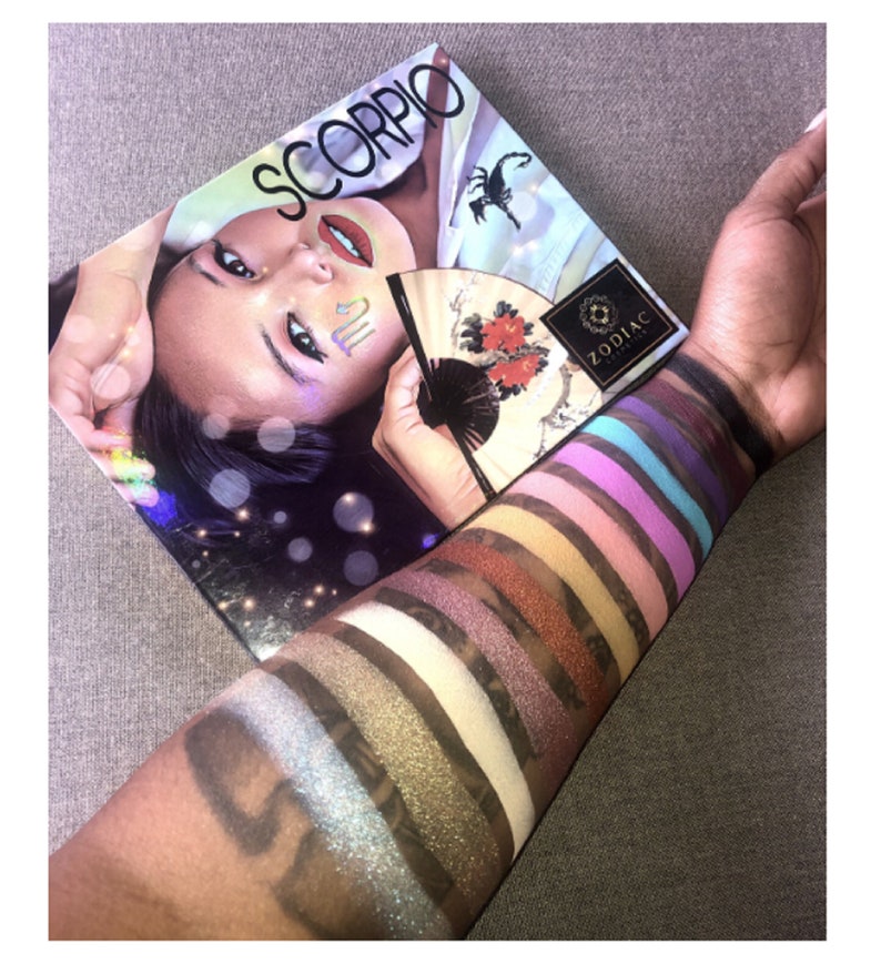 The Zodiac Cosmetics Scorpio Eyeshadow Makeup Palette - Etsy