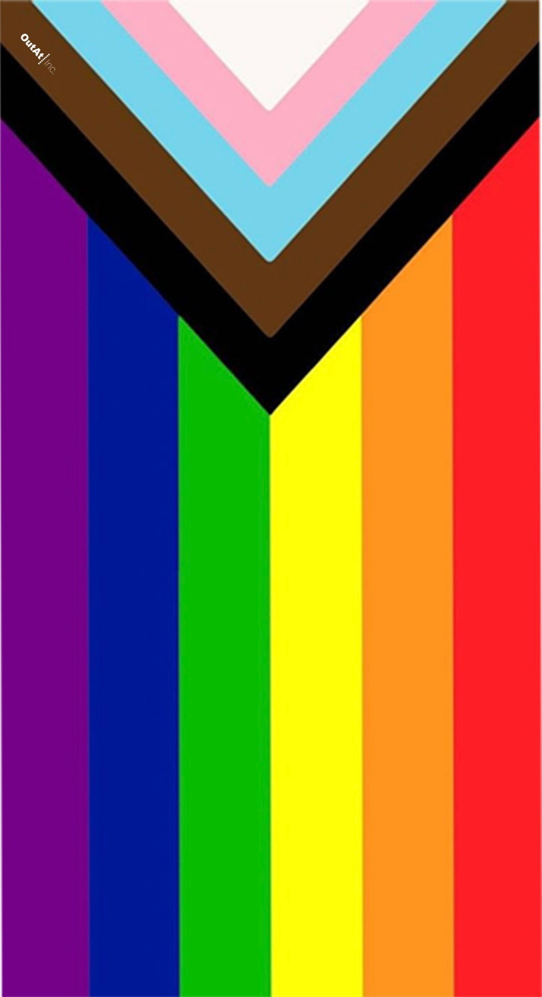 Progressive inclusive Pride Flag - Etsy