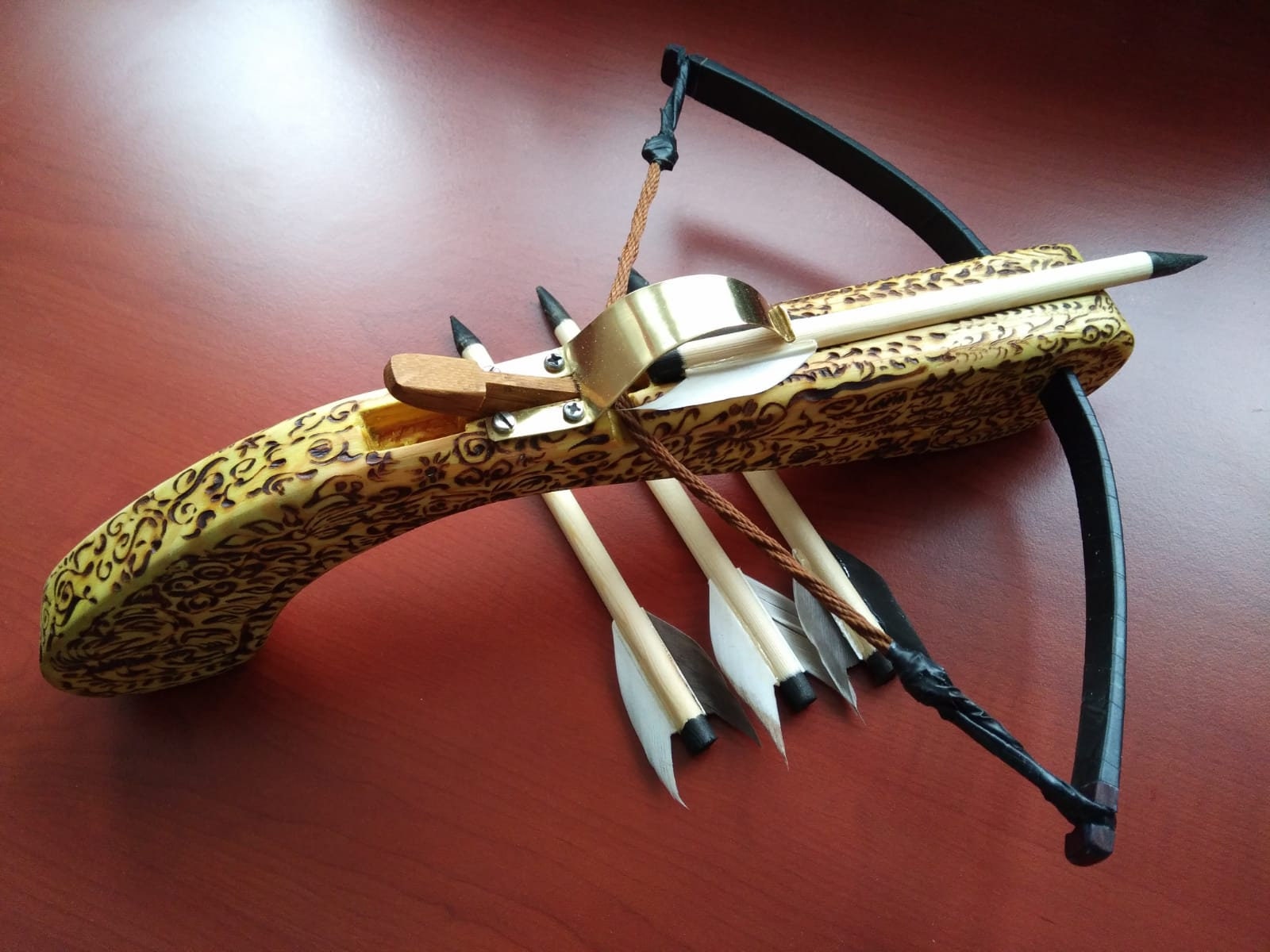 Medieval Traditional Handcrafted Black Crossbow With | Etsy Australia