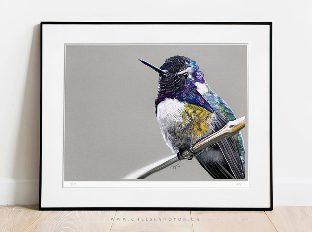 Limited Edition Art Print of Ink Painting "colours of Spring", Inktense ...