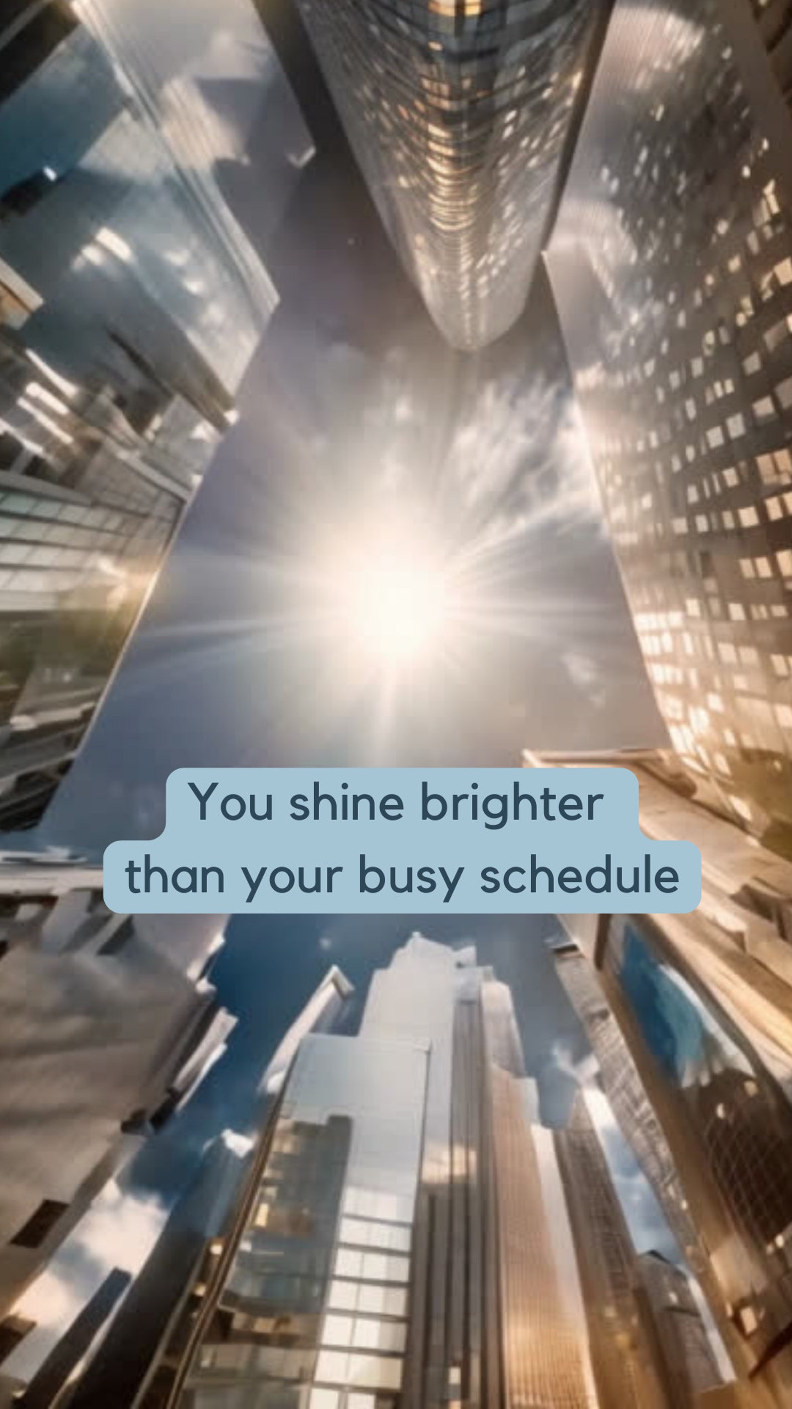 Sunlight in Busy Schedule: Motivational MP4 Video Card/mobile Wallpaper ...