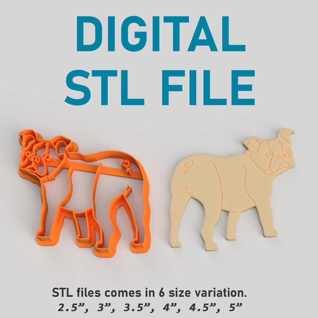 Boston Terrier - Cookie Cutter STL File 3D Printing - Etsy