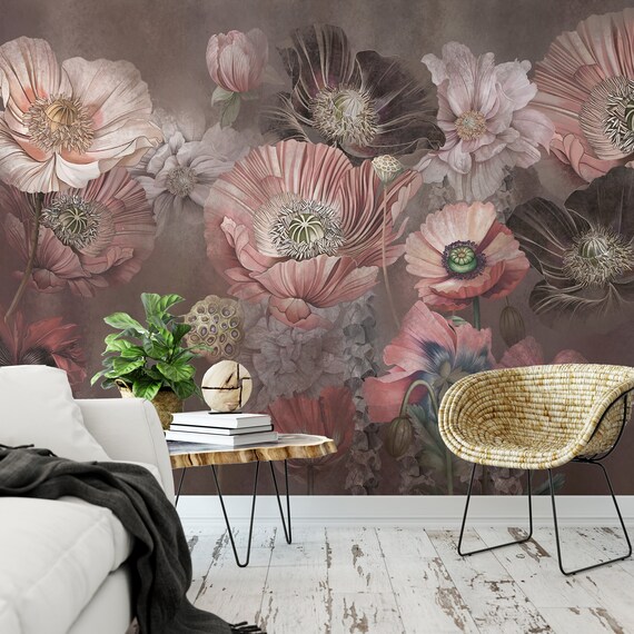 Brown Classic Wallpaper Design