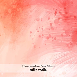 Red Brush Stroke Abstract Pattern With Light Colors Effects Peel and ...