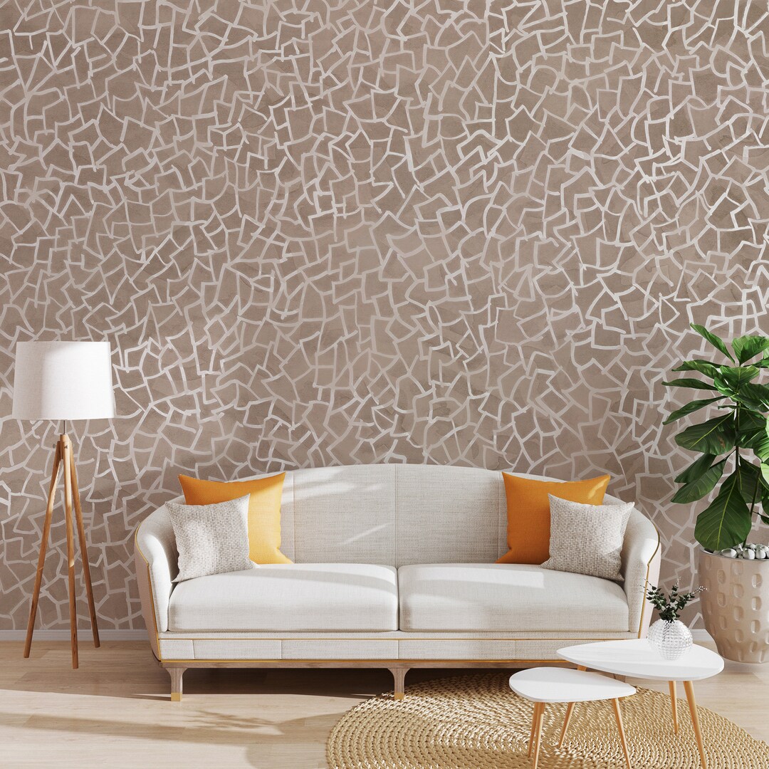 Handcrafted Walnut Texture Wallpaper Mural – Natural Wood Look – Self ...