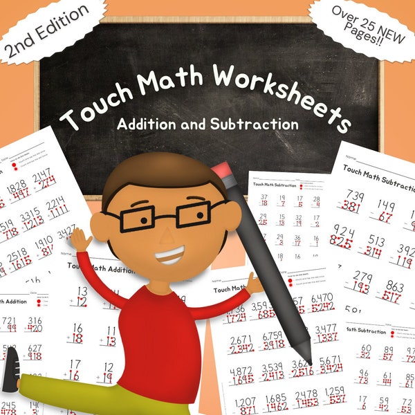 Subtraction Worksheets Free - Etsy