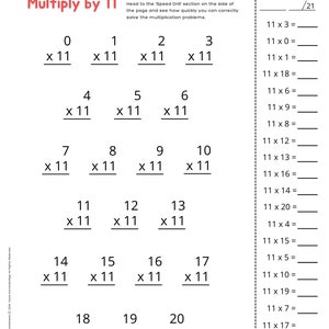 Multiplication Practice Worksheets | Digital PDF Download | Grade 3 ...