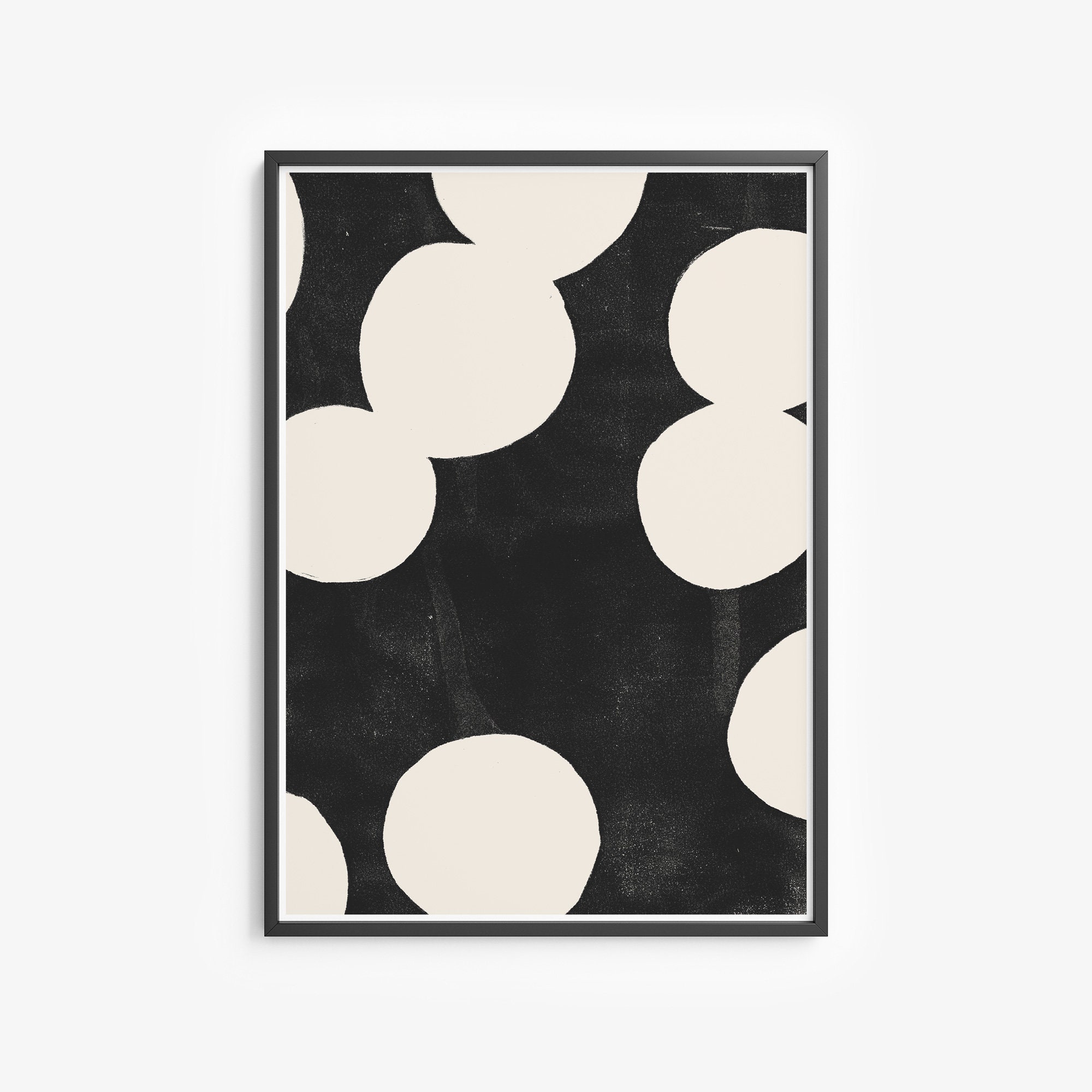 Dots Poster Minimal Geometric Printable Circles Abstract - Etsy