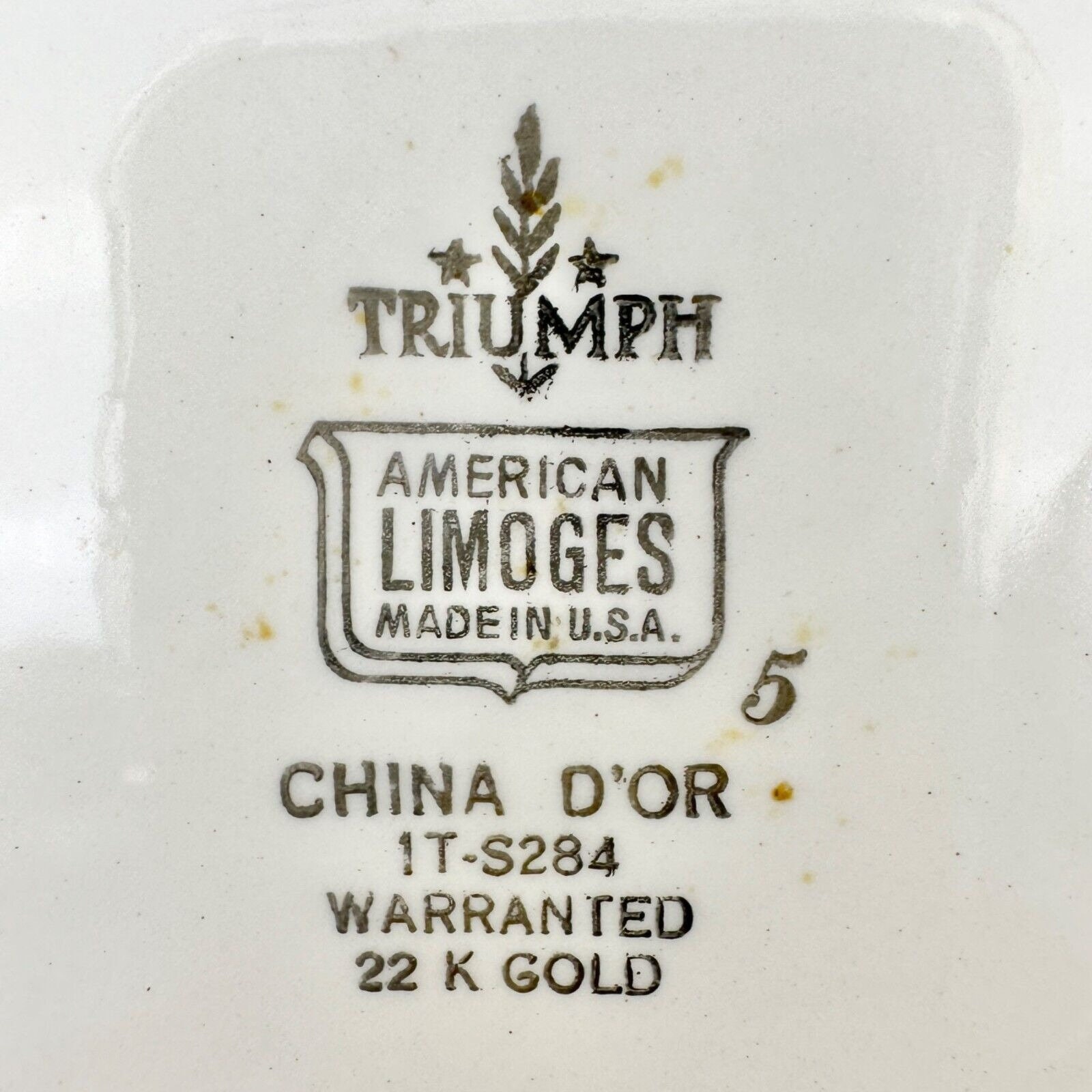 Triumph American Limoges China D'or Set of 4 Bowls 22K Gold Trim Fiddle ...