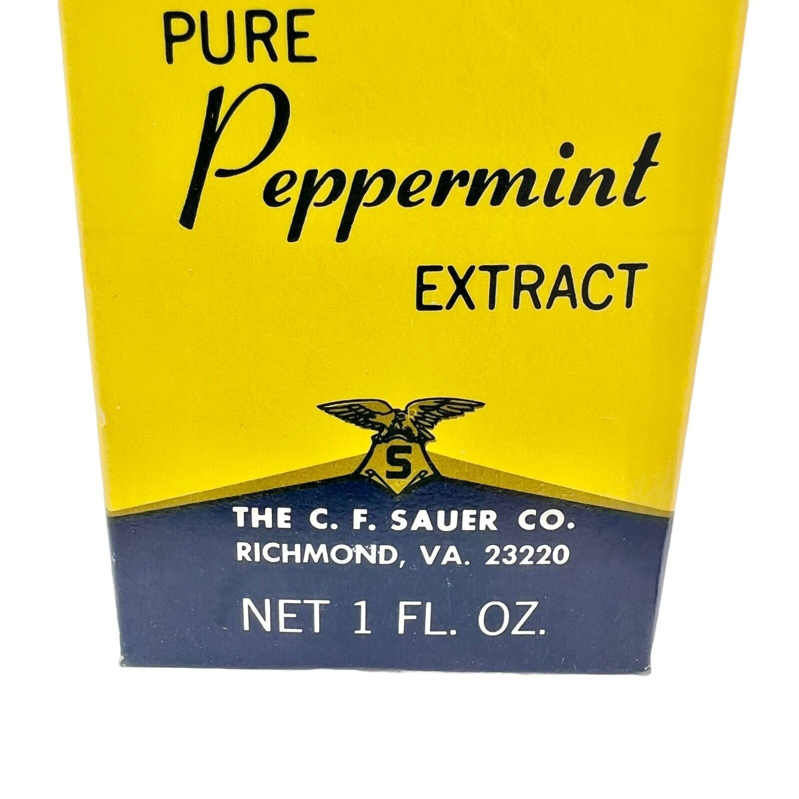 Vintage Sauer's Pure Peppermint Extract NIB 1 Fl Oz - Etsy