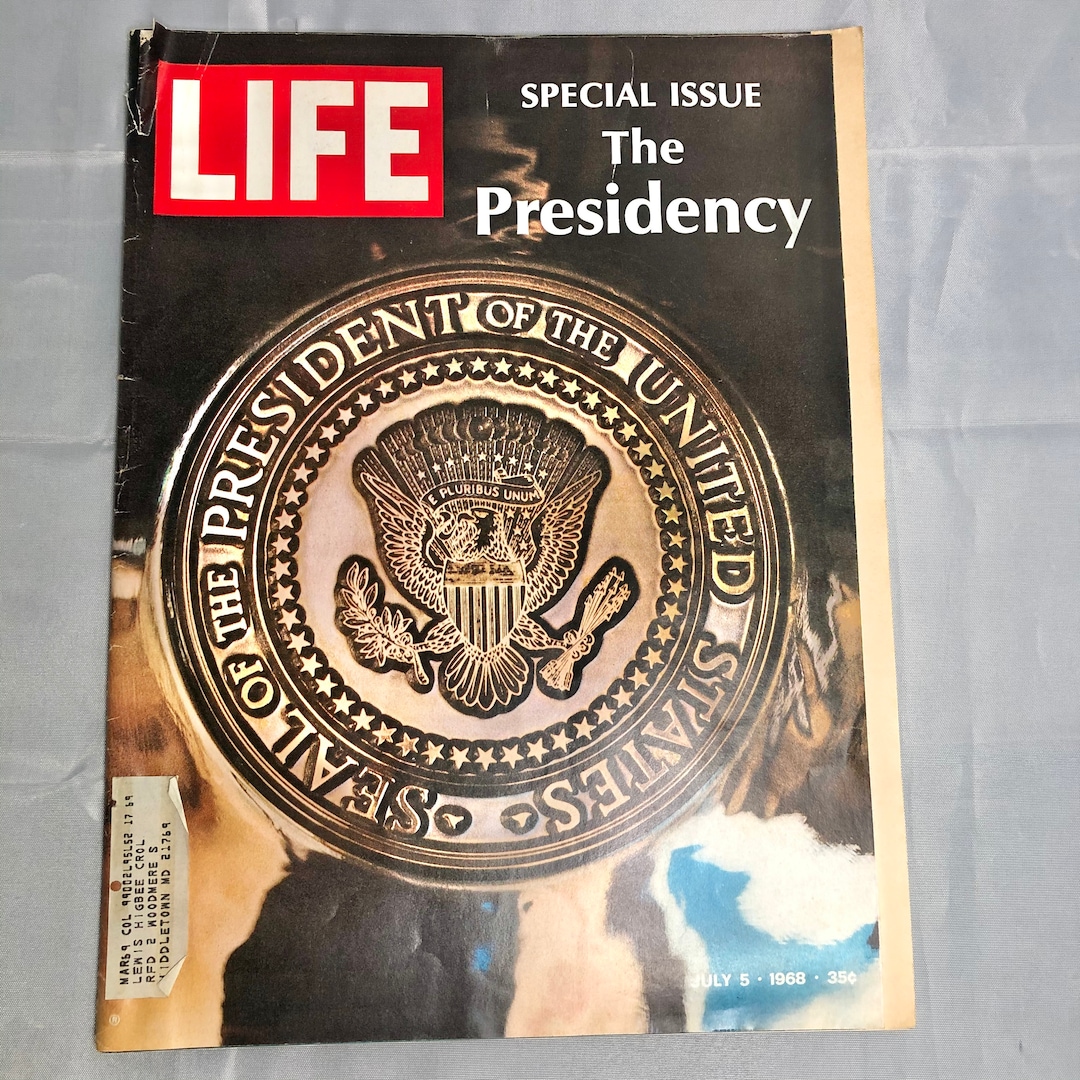 1968 LIFE Magazine Special Issue 7/5/1968 the Presidency - Etsy
