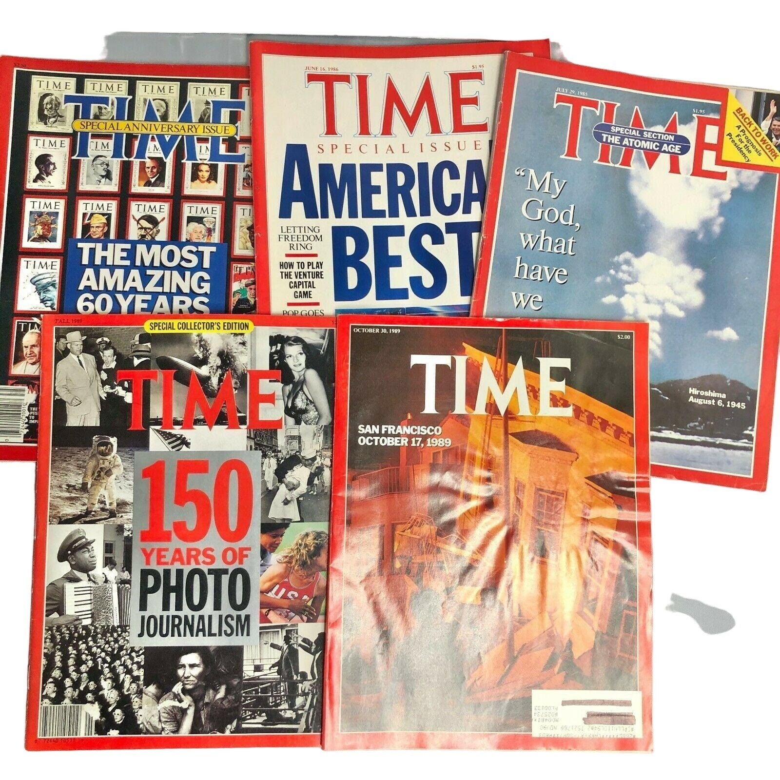 Lot of 5 Time Magazine Special Editions From 80's - Etsy