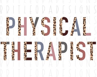 Physical Therapist Font - Etsy