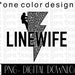 Line Wife PNG With Leopard Lightening Bolt for Sublimation or Print ...