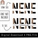 Customizable NENE PNG Templates, 1 Template With Space for You to Add ...