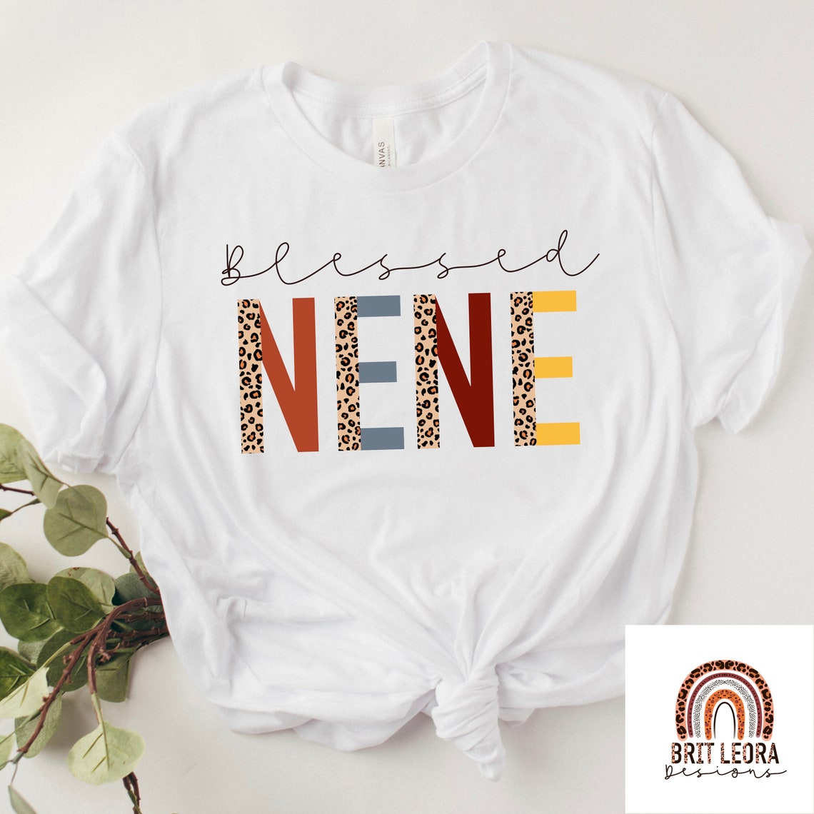 Blessed Nene PNG, Leopard and Boho, Instant Digital Download ...