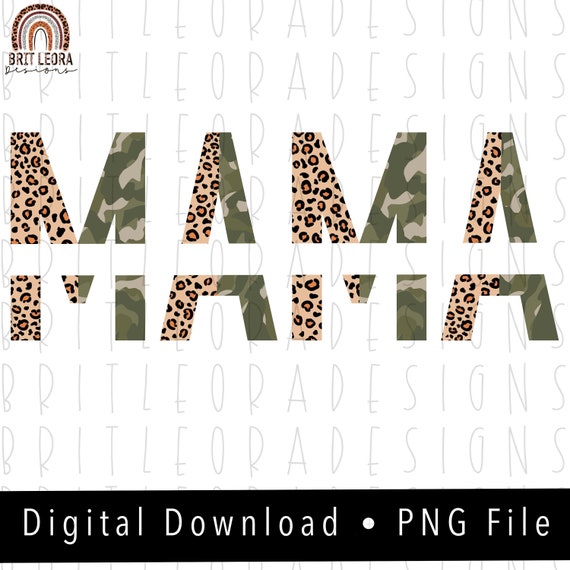 Customizable Mama PNG Templates 1 Template With Space for You - Etsy