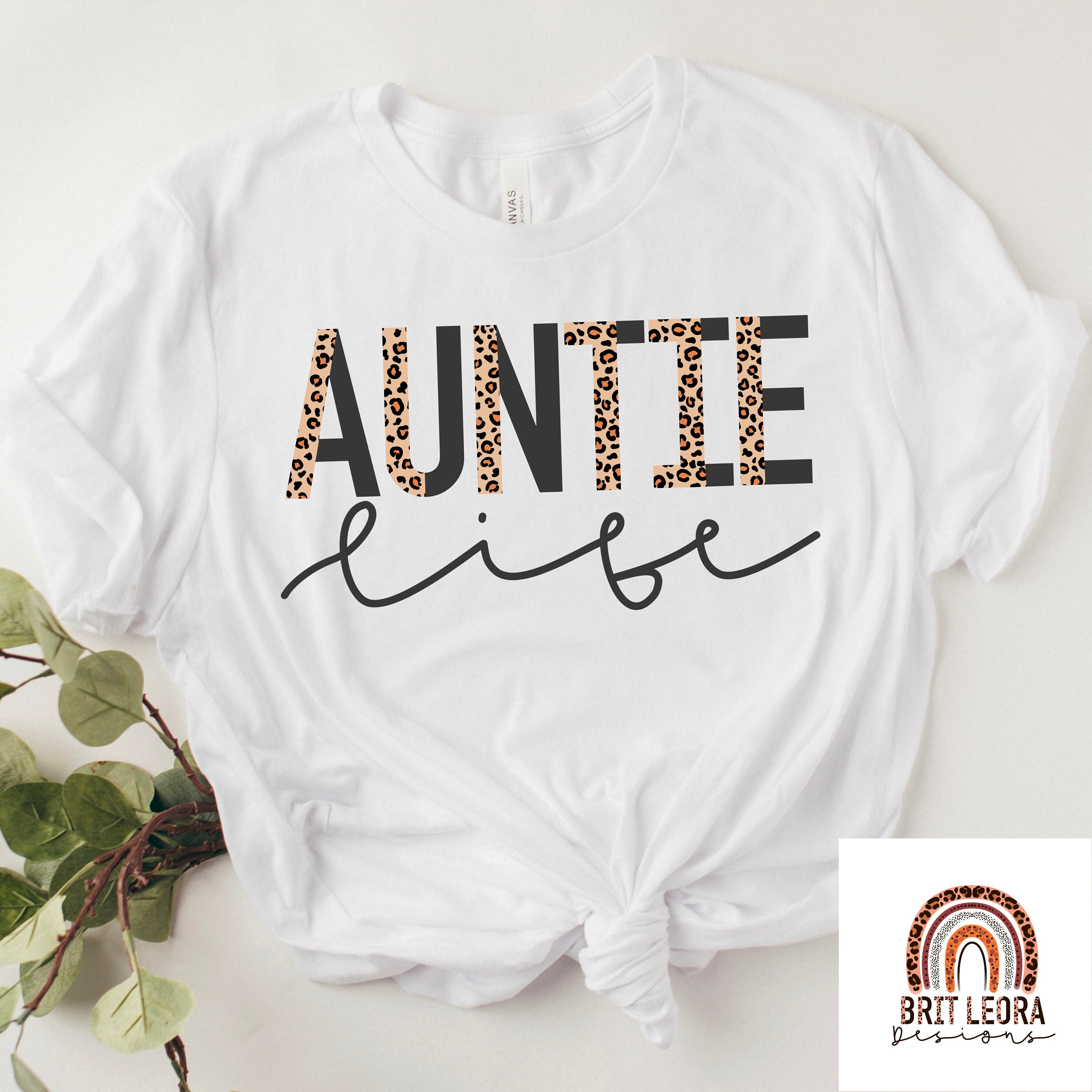 AUNTIE LIFE PNG Leopard and Boho and Grey Instant Digital | Etsy