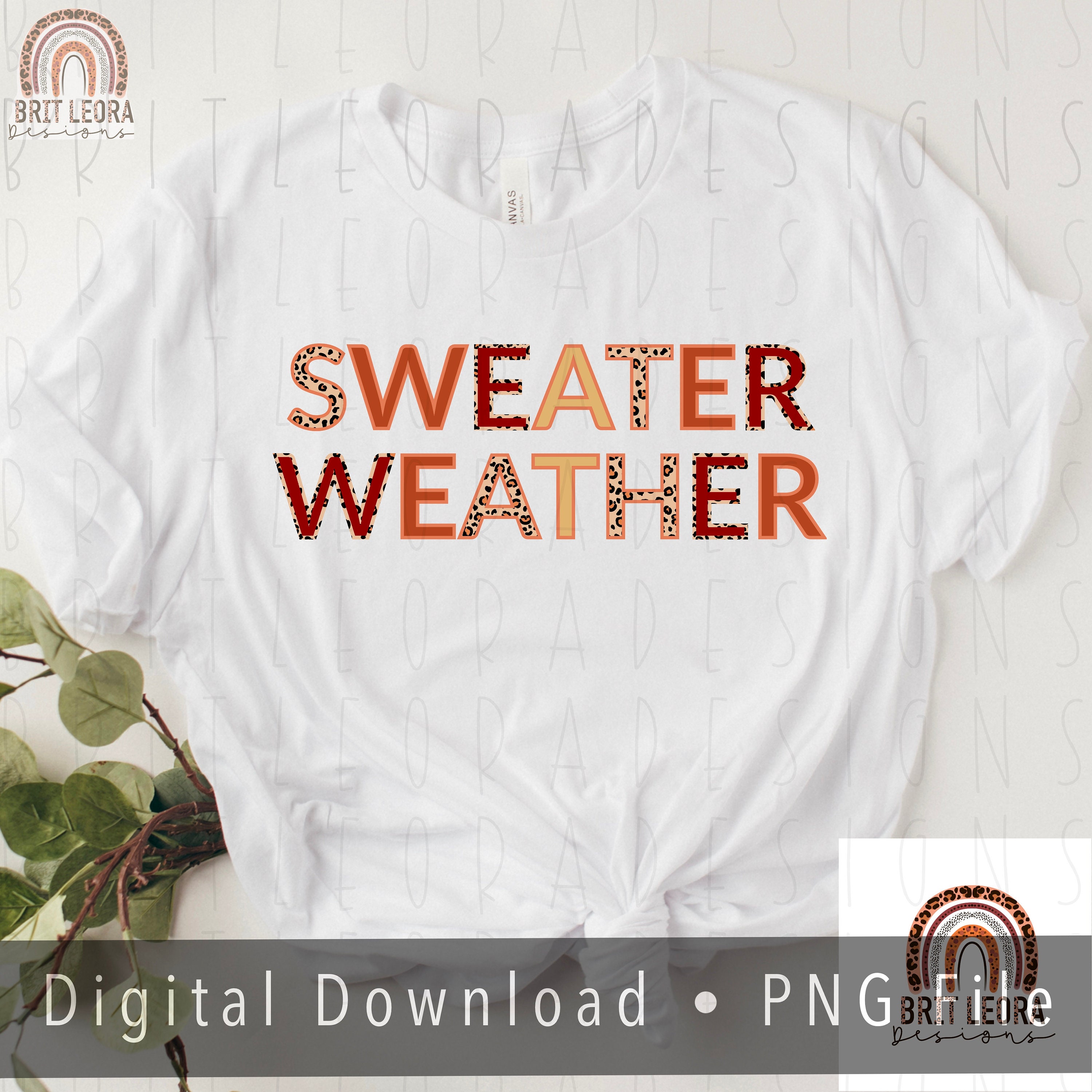 Sweater Weather PNG Digital Download Fall Apparel Fall - Etsy