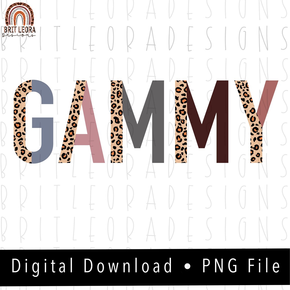 GAMMY PNG Leopard and Boho Instant Digital Download - Etsy