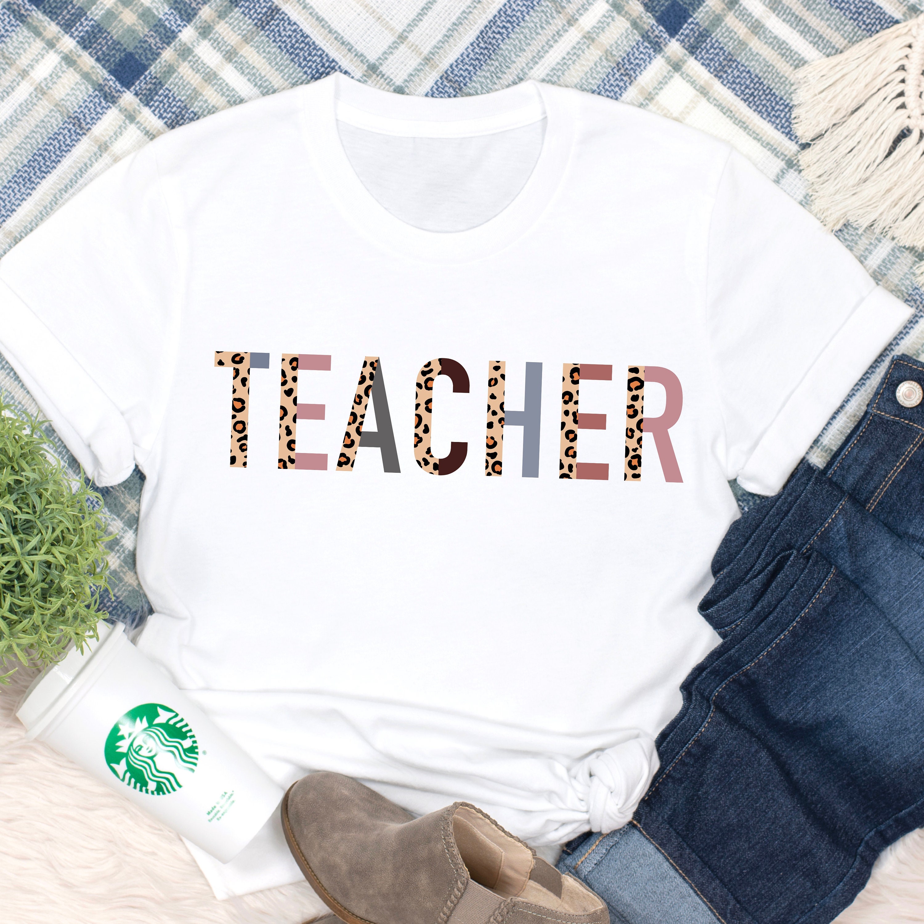 Leopard and Boho Teacher PNG, Leopard and Boho, Instant Digital ...