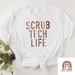 Scrub Tech Life PNG, Instant Digital Download, Leopard and Neutral Font ...
