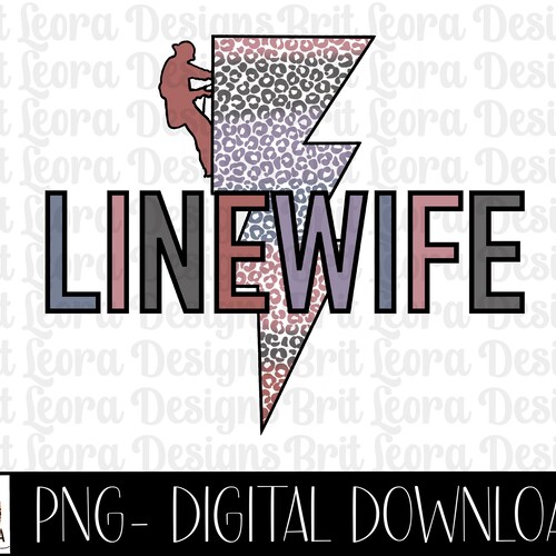 Line Wife Half Leopard PNG Print File for Sublimation or - Etsy