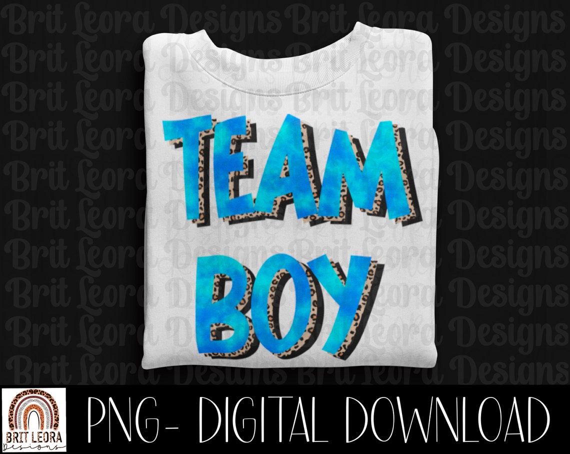 Team Boy PNG Leopard and Boho Instant Digital Download - Etsy