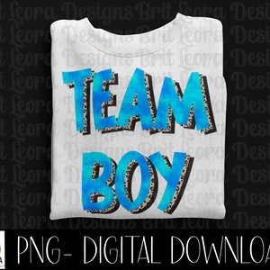 Team Boy PNG, Leopard and Boho, Instant Digital Download, Sublimation ...