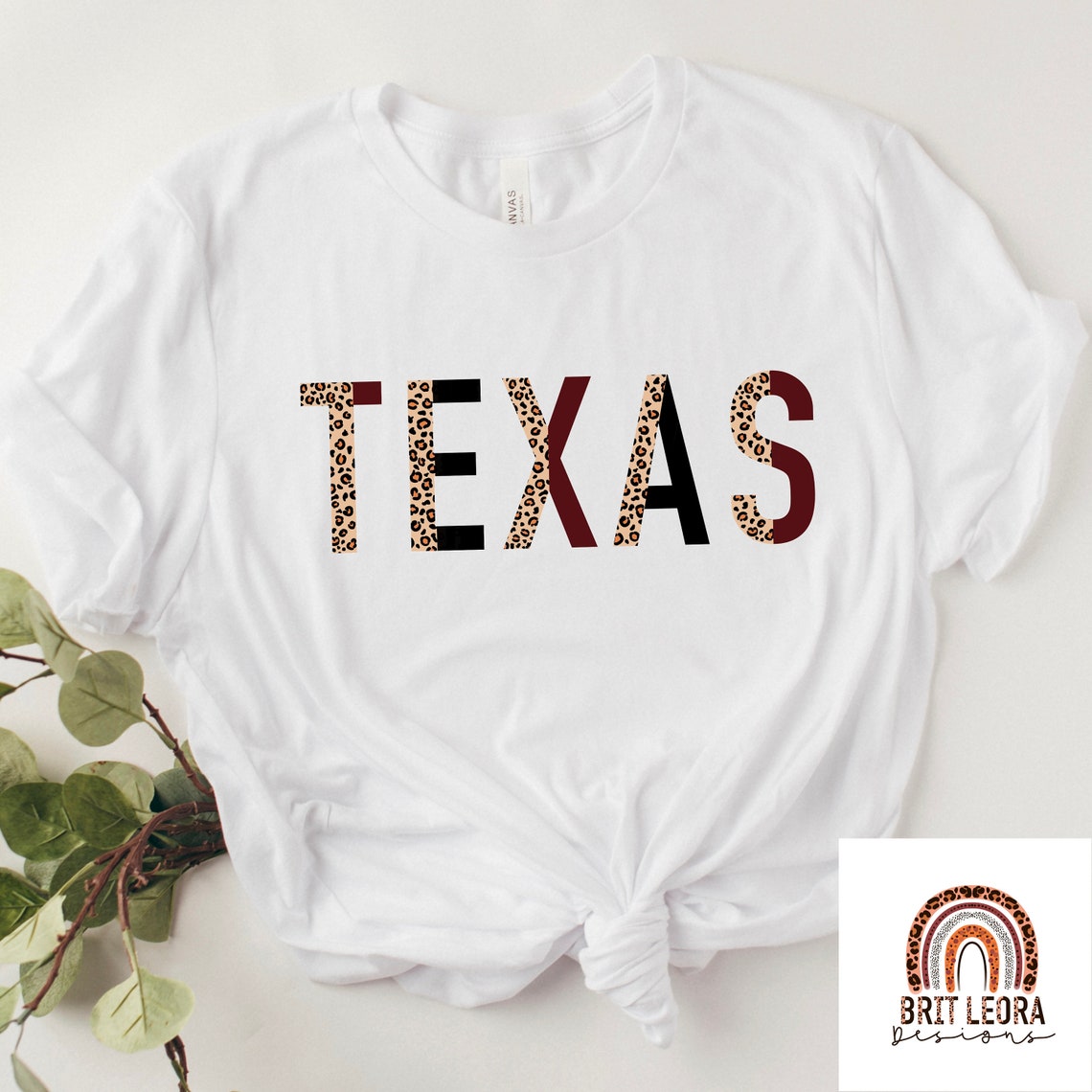 Leopard Print Texas Outline PNG, Texas State, Instant Digital Download ...