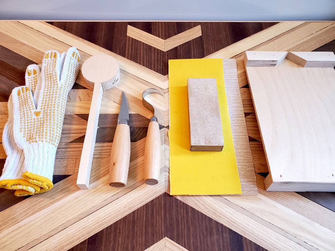 Kit to Make Your Own Wooden Spoon Including All the Tools - Etsy