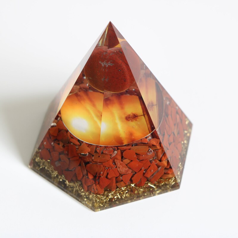 Red Pyramid - Etsy