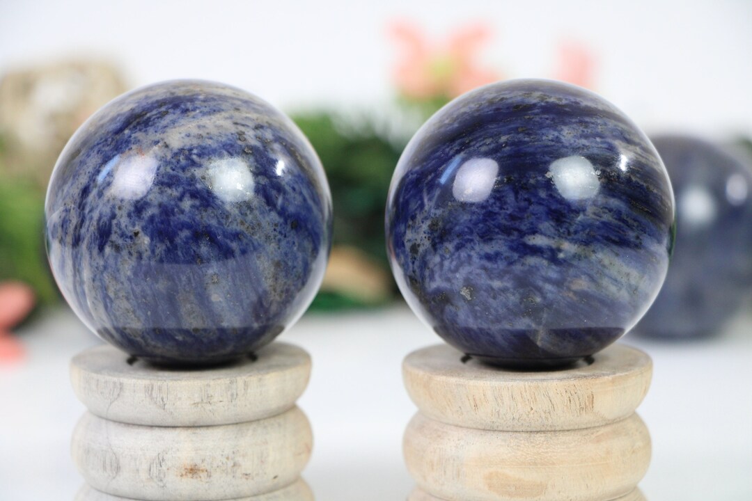 Sodalite Crystal Sphere, Sodalite Ball Crystal - Etsy
